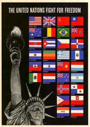 Wisdom Learning UN WW2 Propaganda War A4 poster : Amazon.co.uk: Home ...