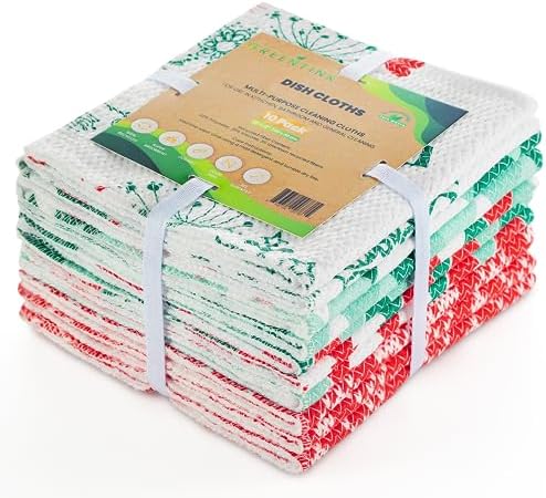Amazon.com: GREENTINK Eco-Friendly Reusable Dish Cloth Set – 24-Pk ...