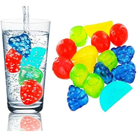 Amazon.com: Fruit Shape Reusable Ice Cubes BPA Free (30): Home & Kitchen