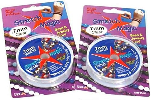 Amazon.com: 1mm Diameter Stretch Magic Bead Jewelry Elastic Cord ...