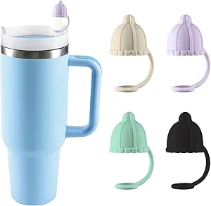 Amazon.com: Khxriypha Straw Cover Stanley Cup 30&40 Oz 10mm Knitted hat ...