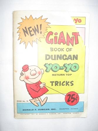 New! Giant Book of Duncan Yo-Yo Return Top Tricks (Book No. 16 ...