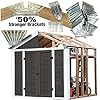EZ Shed 70187 Peak Style Instant Framing Kit : Amazon.ca: Patio, Lawn ...