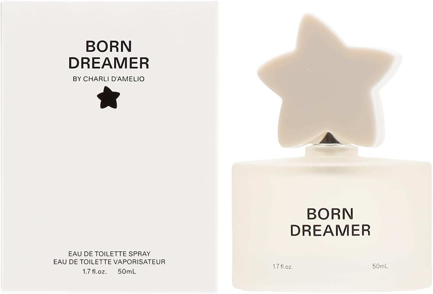 Amazon.com : Charli D'Amelio Born Dreamer Eau De Toilette Spray 1.7 Oz ...