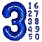 Amazon.com: 40 Inch Giant Navy Blue Number 5 Balloon, Helium Mylar Foil ...