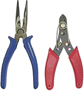 Inditrust Nose Plier and wire cutter set (Pack of 2) Hand Tool Kit ...