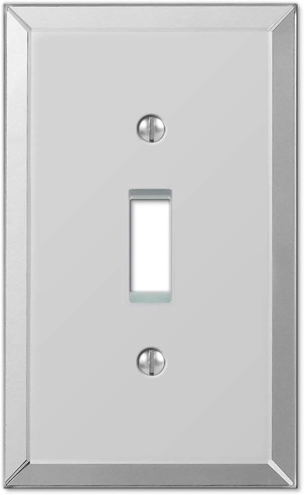 Decorative Acrylic Clear Mirror Wall Plate, Switch Plate - 5000 (Toggle ...
