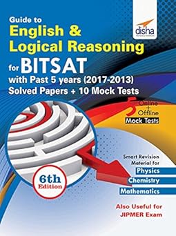 Guide to English & Logical Reasoning for BITSAT with past 5 Year Solved ...