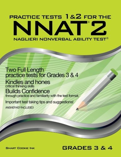 Amazon.com: Practice Tests 1 & 2 for the NNAT2 - Grades 3 & 4 (Level D ...