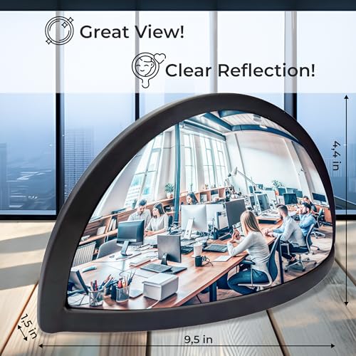 Buy Skywin Half Concave Mirror Cubicle Decorations - Multipurpose ...