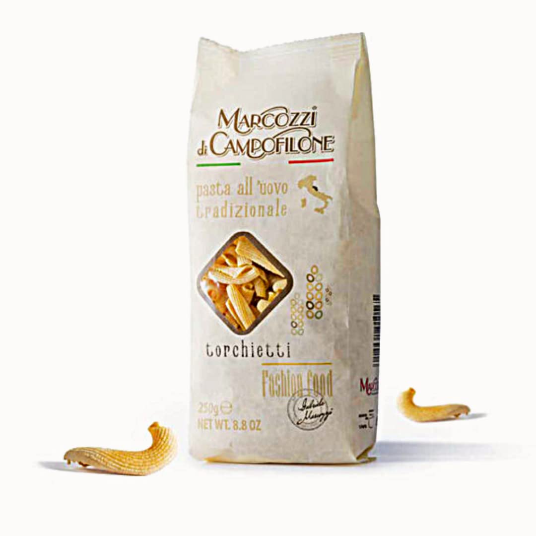 Amazon.com : Campofilone Italian Torchietti Egg Pasta | Marcozzi di ...