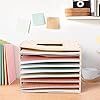 Amazon.com: Caydo 12x12 Paper Storage Organizer, Slope Design ...