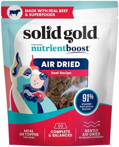 Solid Gold Dog Food Seasoning for Picky Eaters - Nutrientboost Dog Food Topper Shaker Appetite ...