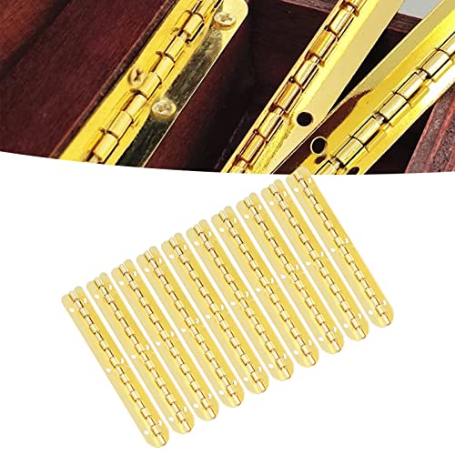 Shanrya Stainless Steel Piano Hinge, 90 Degree Yellow Long Strip Hinge ...
