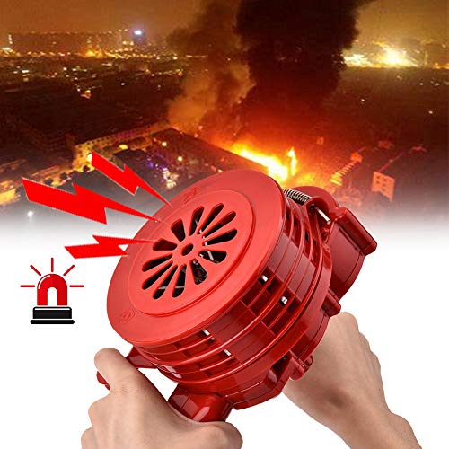 Leapiture Hand Crank Siren Loud Portable Air Defense Handheld Siren ...