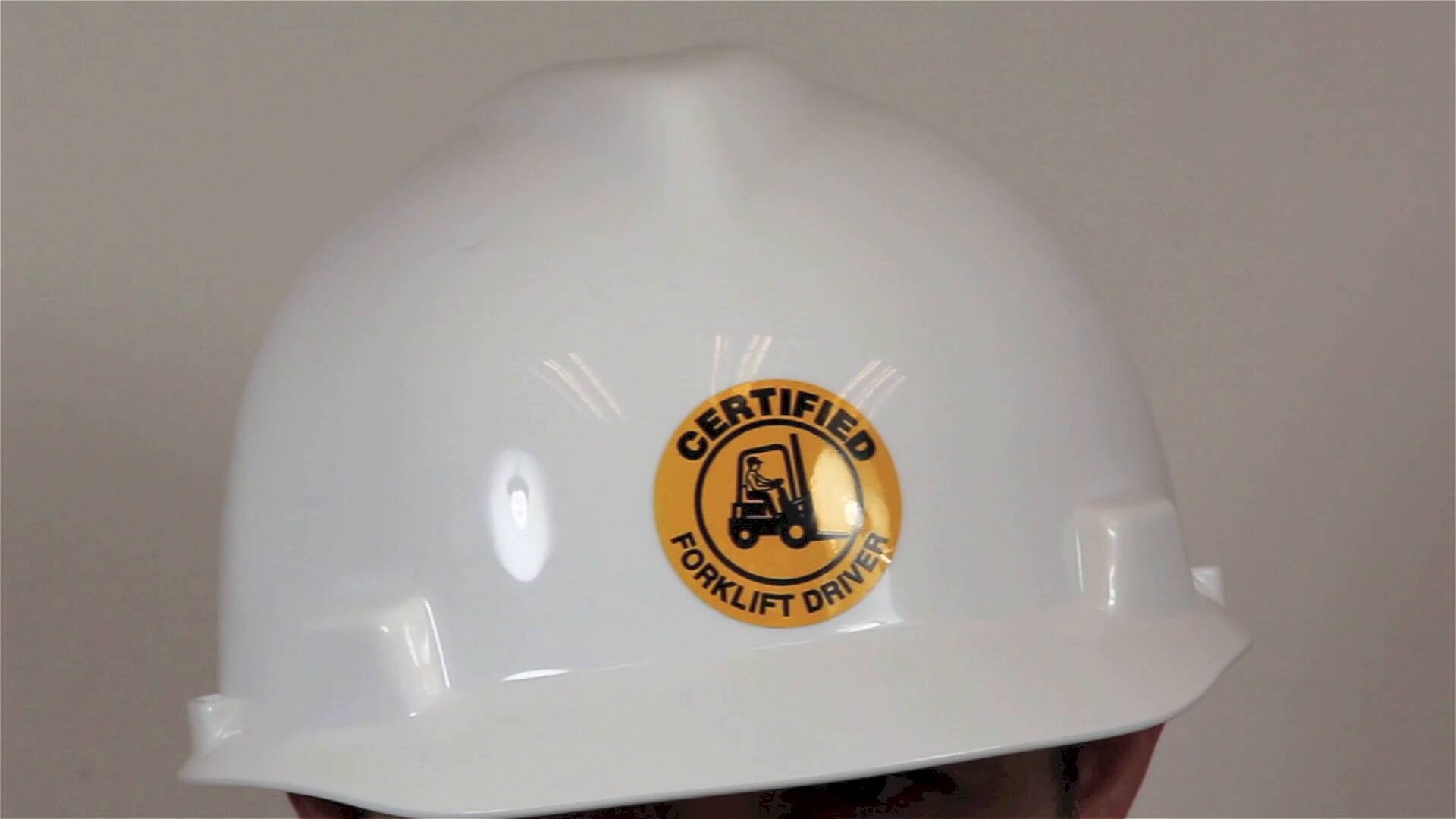 Hard Hat Signaling Sticker