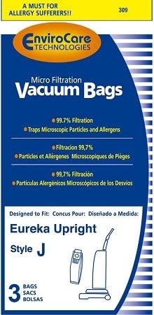 Amazon.com - 3 Eureka Style J Vacuum Bags for 2270 2271 2272 2273 2900 ...