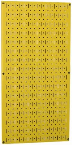 Amazon.com: Wall Control Pegboard 32in x 16in Yellow Metal Pegboard ...