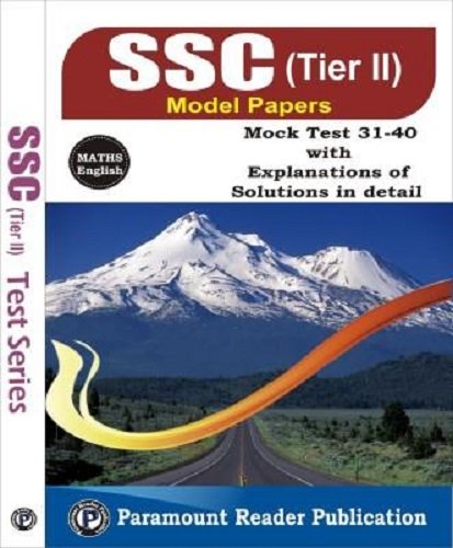 SSC TIER -II MODEL PAPERS MATHS PAPERS: Amazon.co.uk: 9789384636456: Books