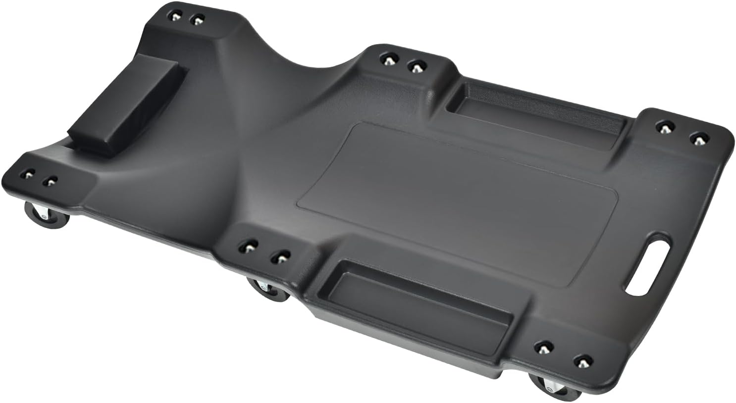 Amazon.co.jp: Fkstyle【地面に寝転がらず快適作業】 クリーパー 寝板 6輪キャスター 360度回転 耐荷重120kg 軽量5kg ツールトレー付 人間工学設計 クッション枕 ...