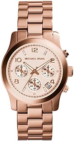 Michael Kors Runway Chronograph mit goldfarbenem Edelstahlarmband für ...