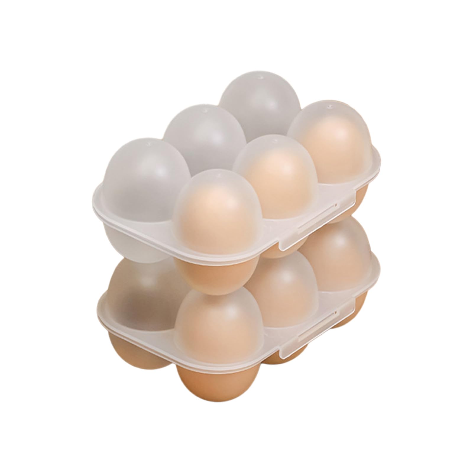Amazon.com: Mini Eggs Holder 6 Grid Eggs Storage Container With Fixed ...