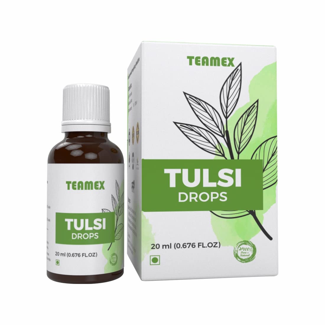 Buy Teamex Tulsi drops Extract of 5 Tulsi for Natural 3X Immunity ...