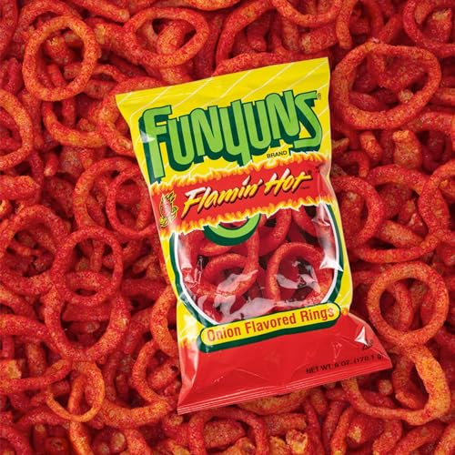 Snapklik.com : Funyuns Spicy Queso And Flamin Hot Onion Flavored Rings ...