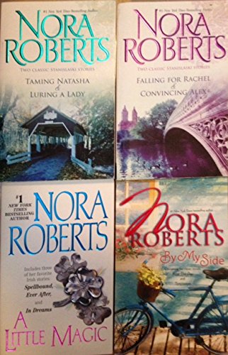 Nora Roberts Set of 4 (By My Side, A Little Magic, Falling for Rachel ...