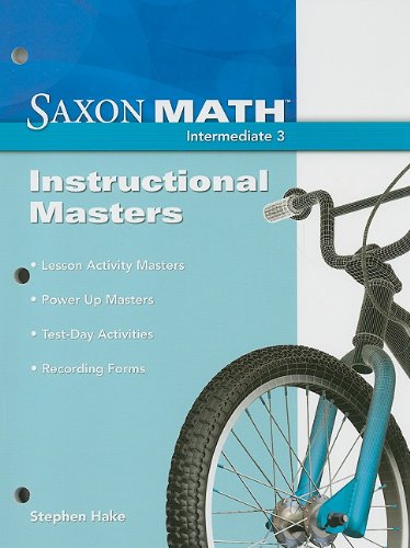 Amazon.com: Saxon Math: Instructional Masters, Intermediate 3: ...