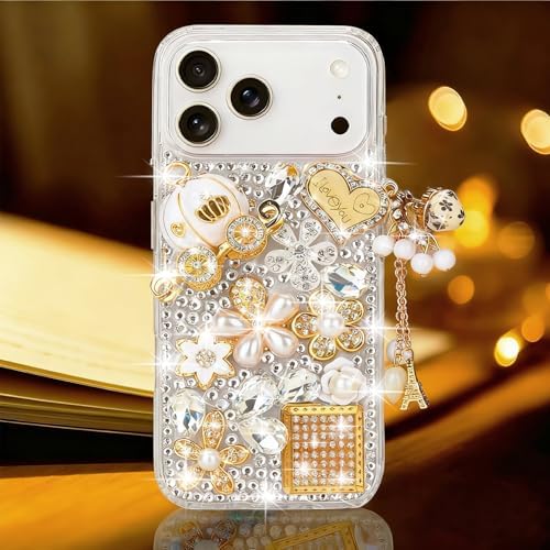 Amazon.com: Guppy for iPhone 17 Pro Max Bling Case, Women Luxury 3D ...