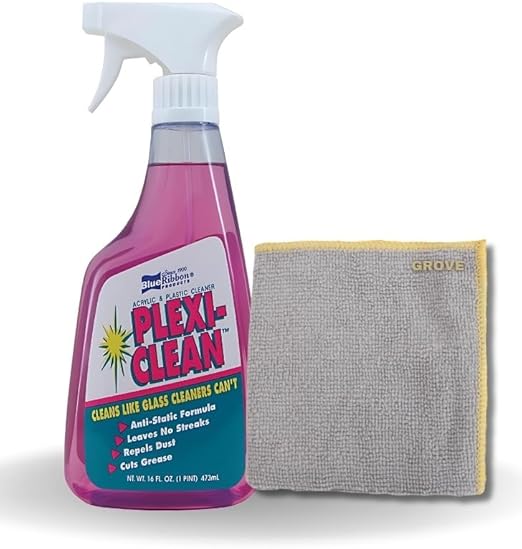Amazon.com: Plexi-Clean Acrylic and Plastic - Anti-Static Formula ...