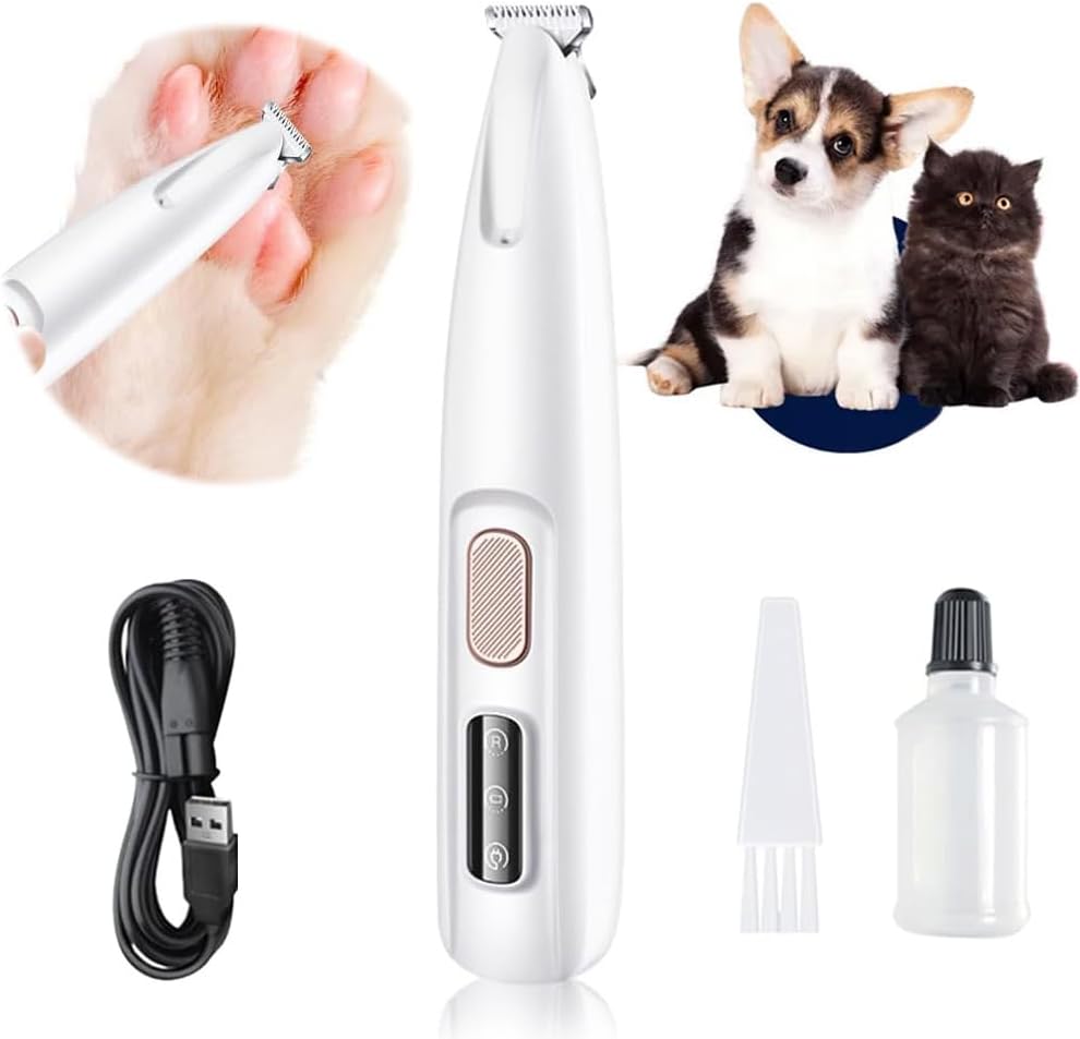 Amazon.com: saffory Dog Paw Trimmer, Pet Claw Trimmer with LED Light ...