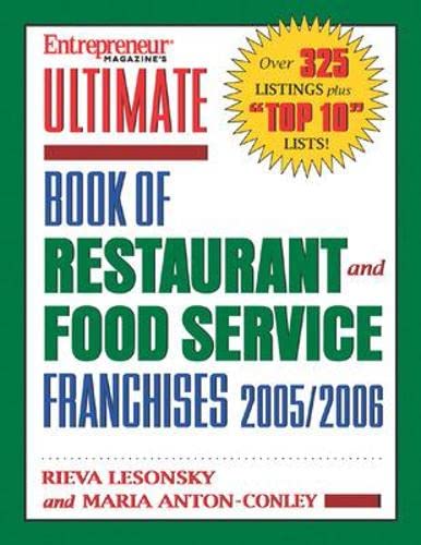 Amazon.com: Ultimate Book of Restaurant and Food Service Franchises ...