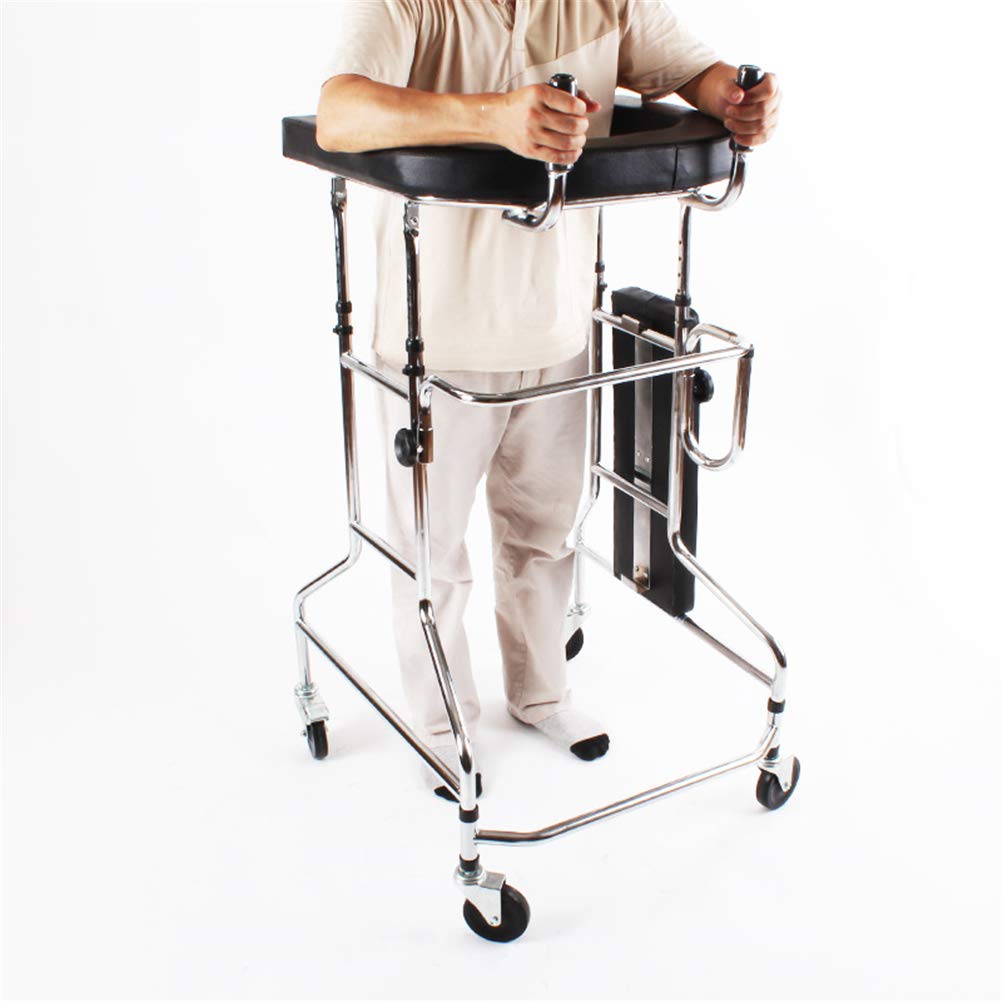 Gfywz Standing Walk Stand With Seat And Wheels Rehabilitation Walking ...