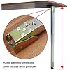 Stainless Steel DIY Furniture Table Legs,Folding Telescopic Bar Desk ...