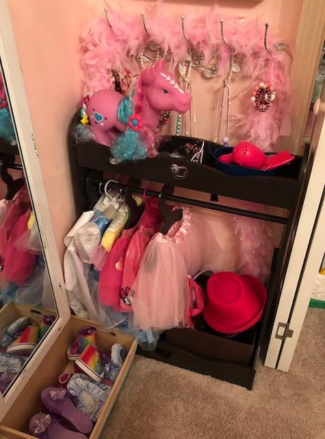 Amazon.com: MMP Living Dress up Center with 3 Hangers, 2 Removable ...