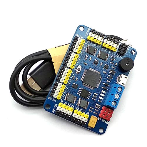 Embedded Kart SERVO MOTOR CONTROLLER 32 CHANNEL / PS2 WIRELESS CONTROL Best for DIY Robotics ...