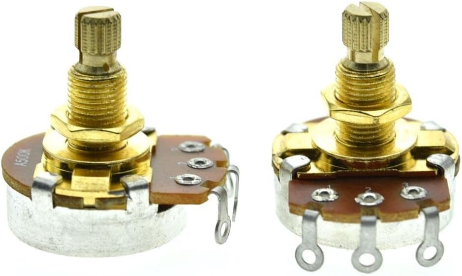 Amazon.com: CTS Potentiometer 450G Series A500K Guitar Pot Brass Split ...