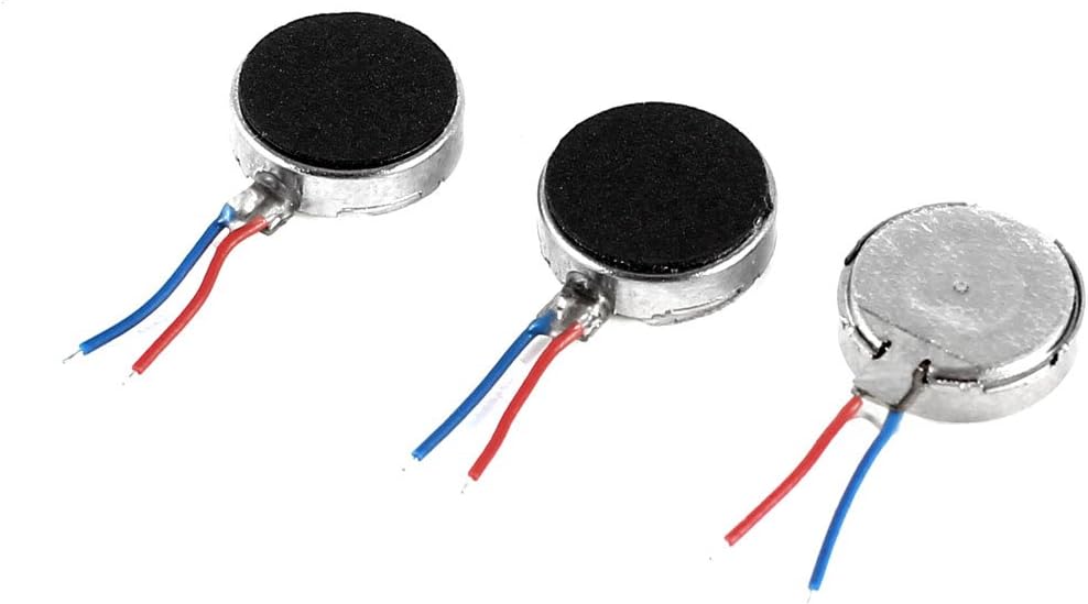 Amazon.com: uxcell 3 Pcs DC 3V Cell Coin Flat Vibrating Vibration Mini ...