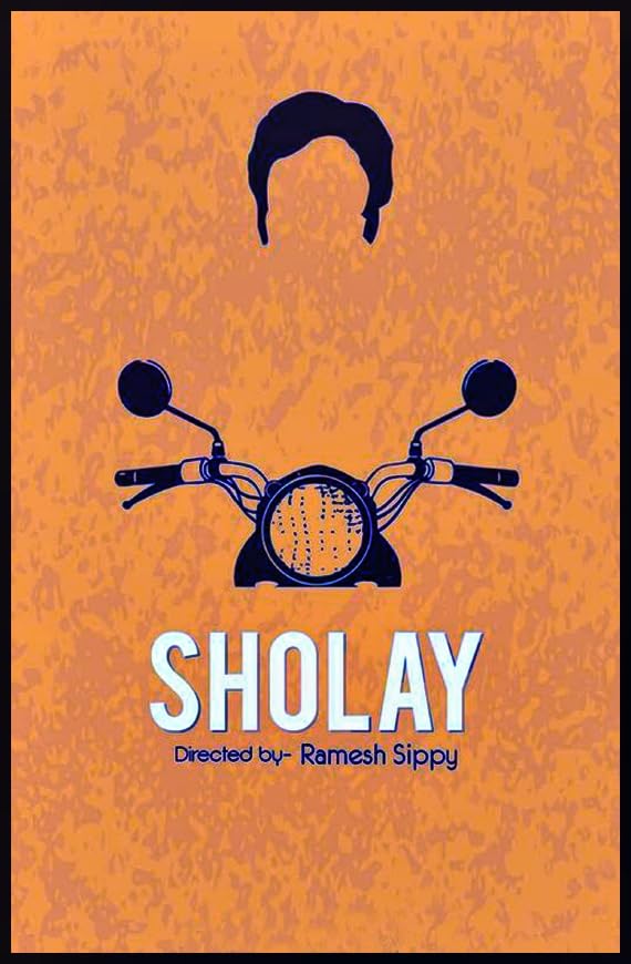 Personalities Poster 'Sholay - Infographic Element' Paper Poster ...