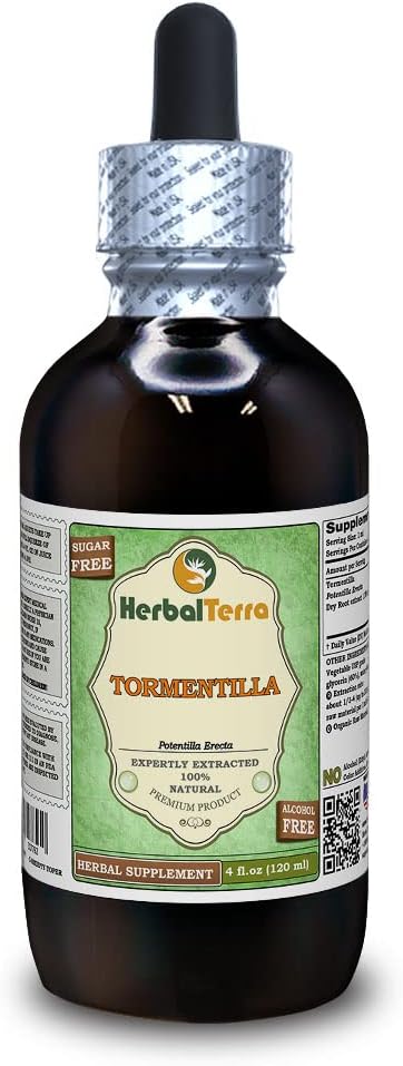 Amazon.com: Tormentilla (Potentilla erecta) Glycerite, Dried Roots ...