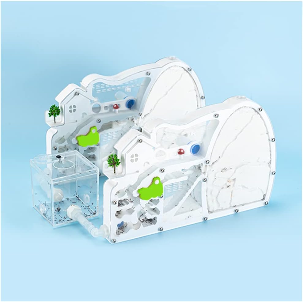 Amazon.com: ELNMLHT 2PCS Ant Farm Castle with Connecting Tubes and ...