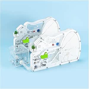 Amazon.com: ELNMLHT 2PCS Ant Farm Castle with Connecting Tubes and ...