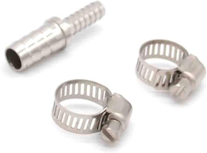 Amazon.com: K&B Draft Beer Line Hose Stainless Steel Fittings - Splicer ...