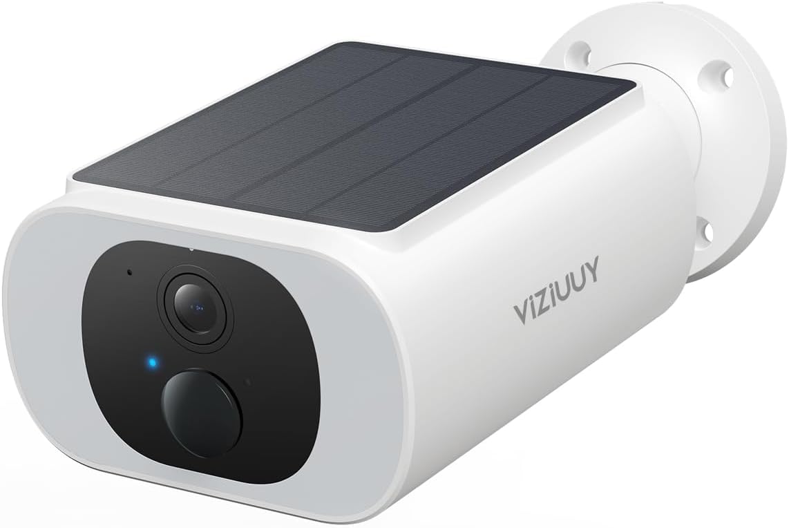 Amazon.com : VIZIUUY Solar Camera Outdoor Wireless, 2K Cameras for Home ...