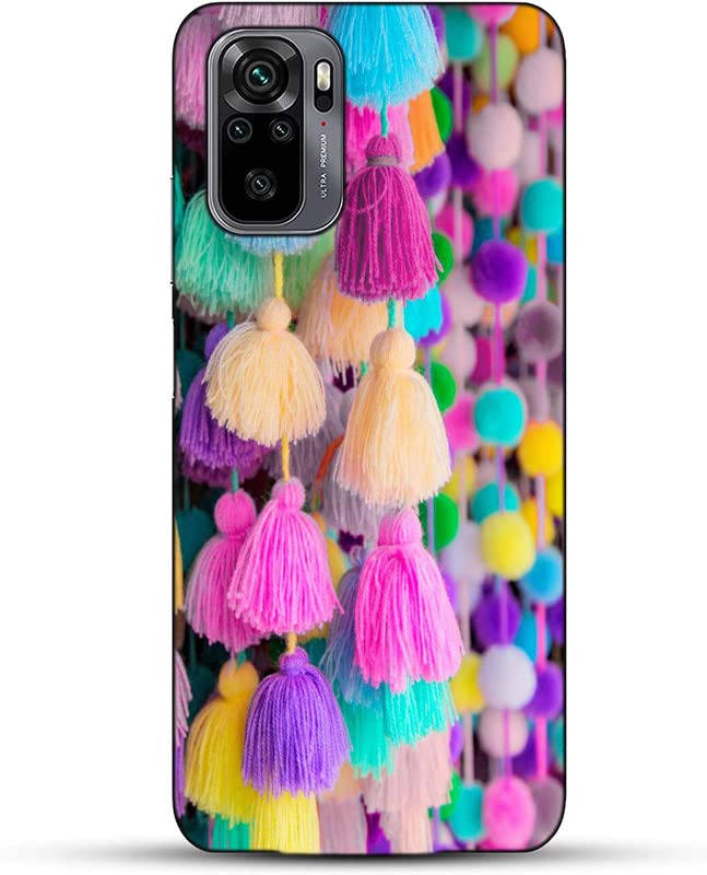 Hard Plastic 3D Printed for Redmi Note 10 Pro Flower Multi Colour for ...