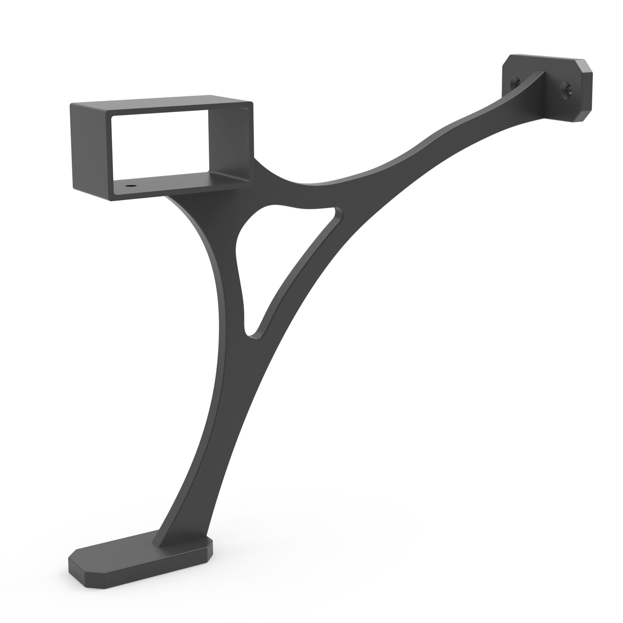 Buy AMSOOM Foot Rail Bracket Heavy Duty Steel Ground Combination Bar ...