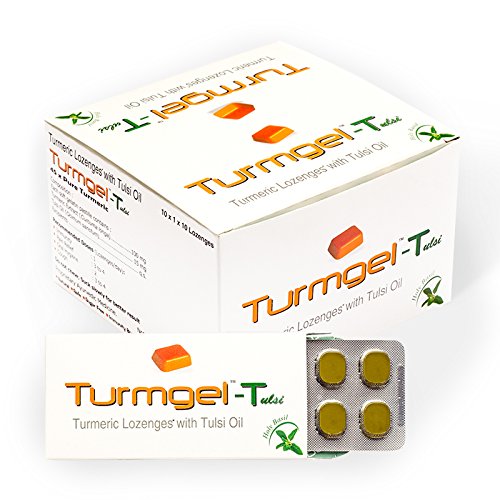 Gelnova Laboratories Turmgel Turmeric Lozenges with Tulsi Oil - Pack of ...