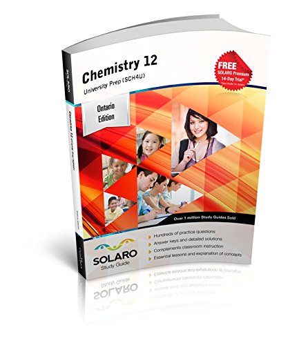 Chemistry 12, University Prep (SCH4U) SOLARO Study Guide: 9781770444669 ...